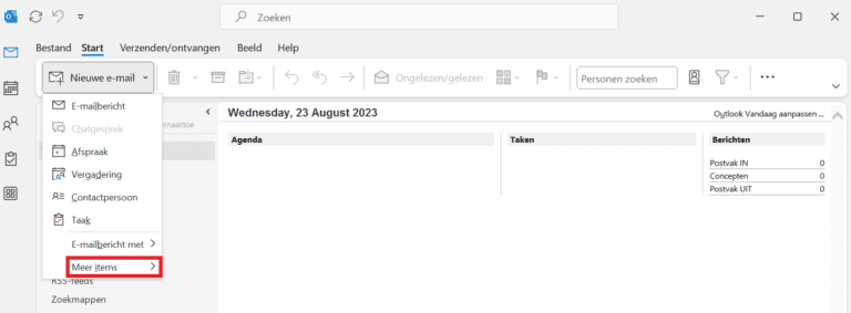 E-mails verplaatsen van je mailbox naar een lokale map in Outlook ...