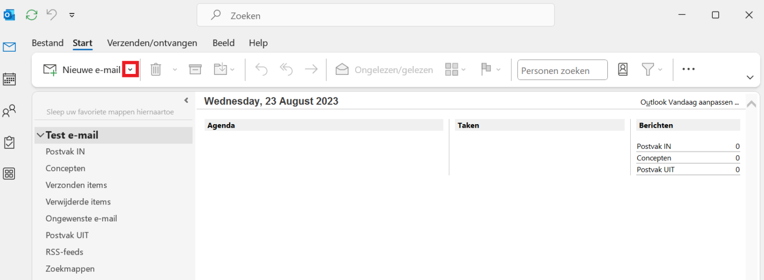 E-mails verplaatsen van je mailbox naar een lokale map in Outlook ...